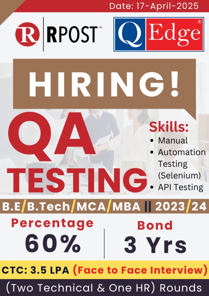 QEdge Technologies – Current Jobs