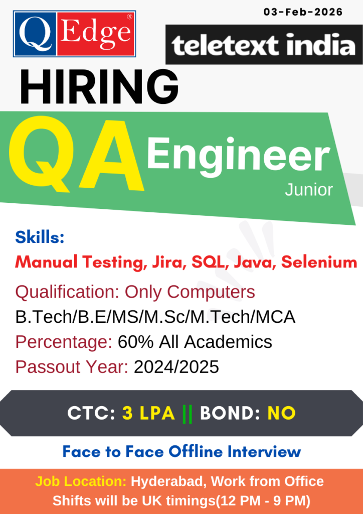 QEdge Technologies – Current Jobs