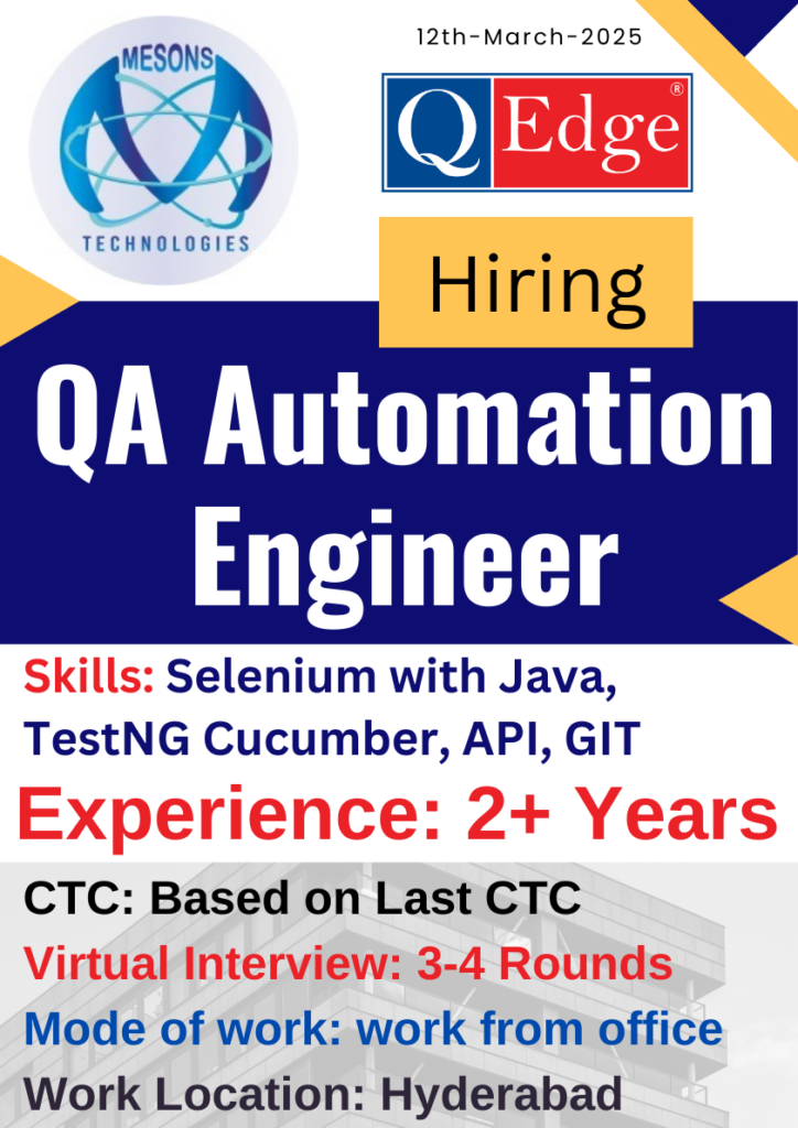 QEdge Technologies – Current Jobs