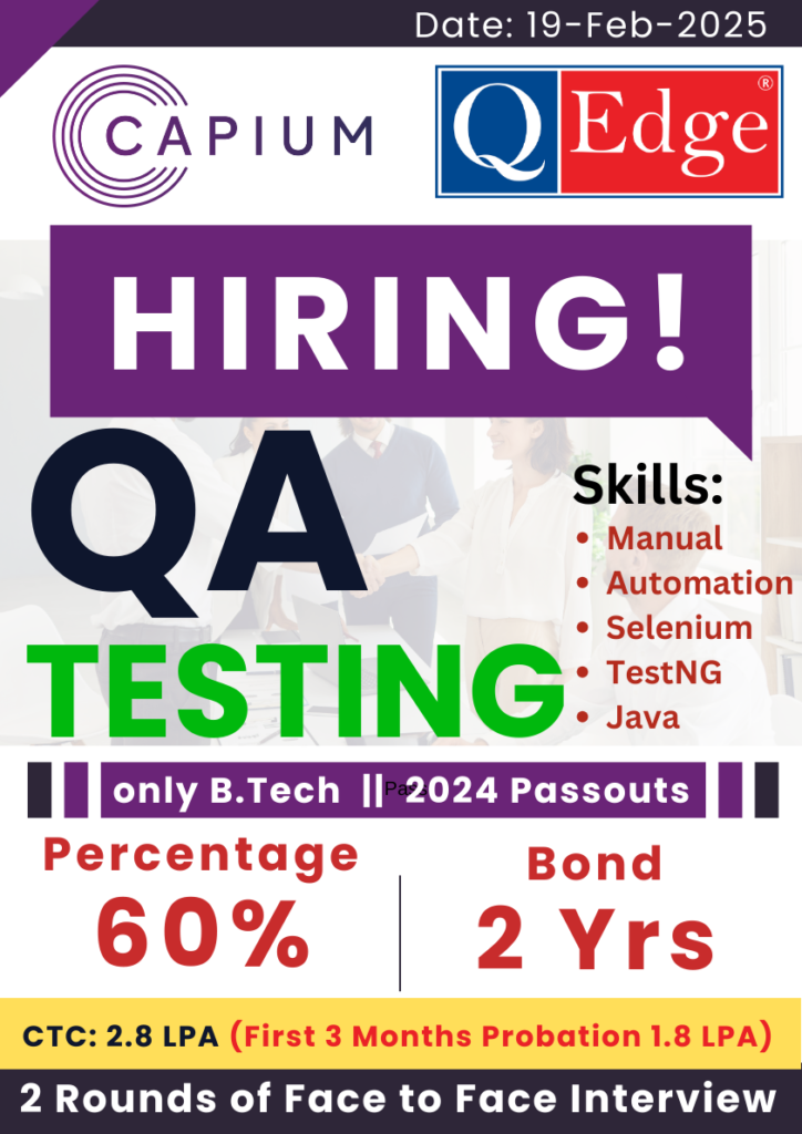 QEdge Technologies – Current Jobs