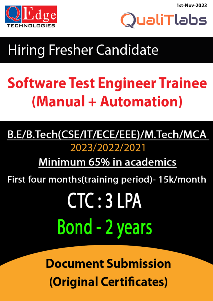 QEdge Technologies – Current Jobs