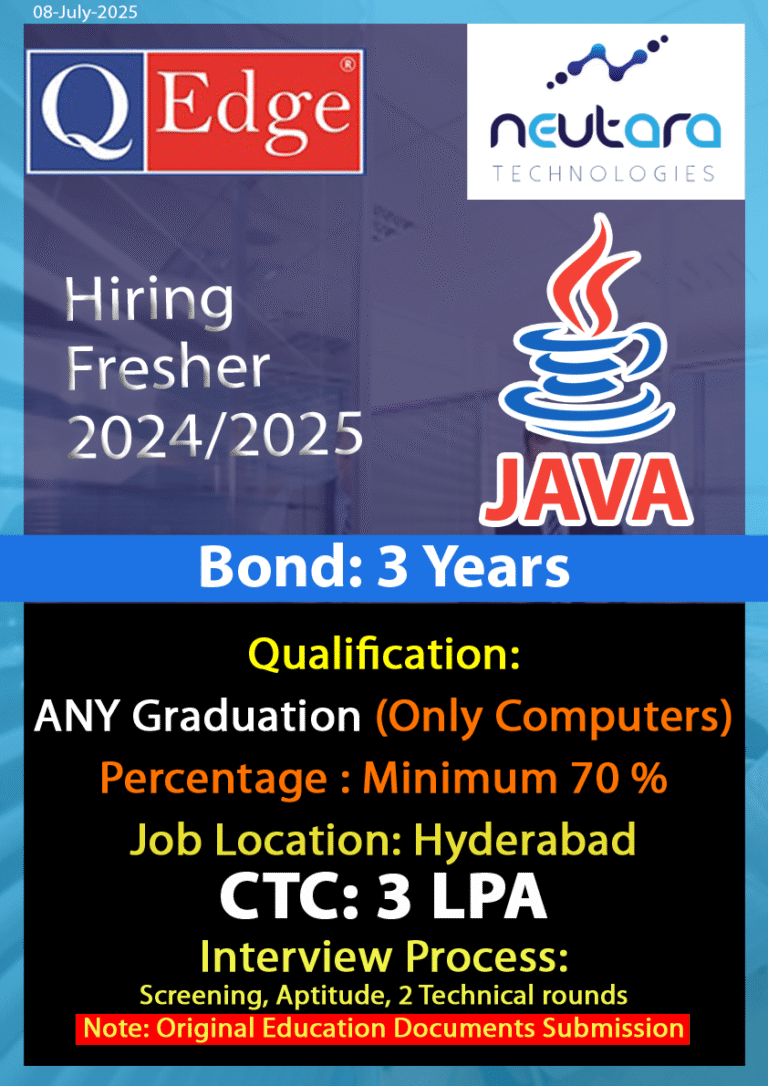 Career Opportunity for Freshers (2024–2025) at Neutara Technologies ...