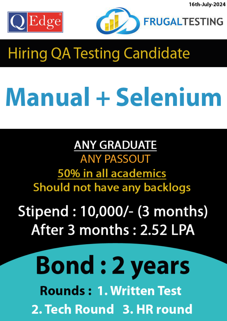 QEdge Technologies – Current Jobs