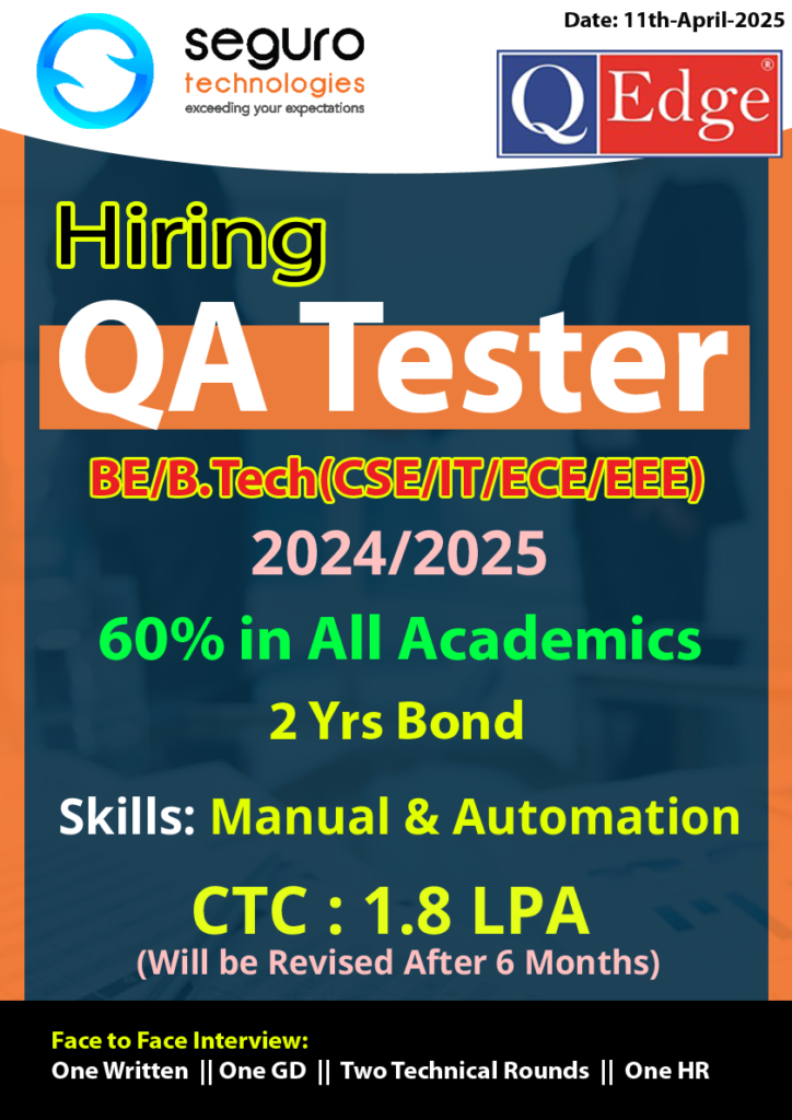 QEdge Technologies – Current Jobs