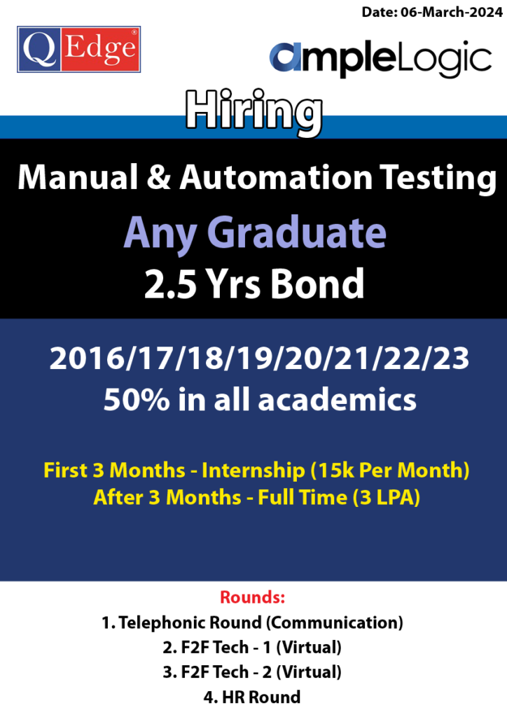 QEdge Technologies – Current Jobs