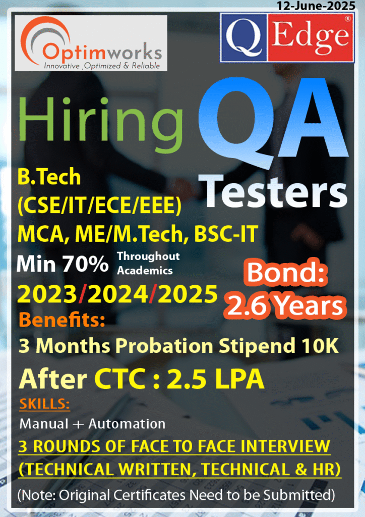 QEdge Technologies – Current Jobs