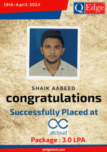 Placements - QEdge Technologies